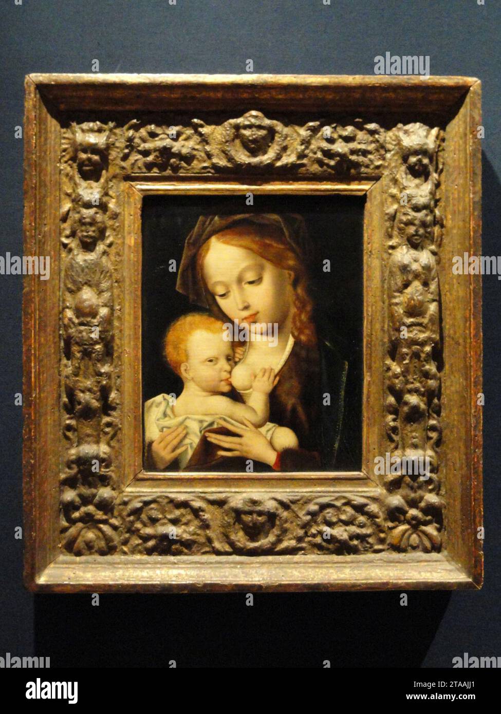 Virgin and Child, Joos van Cleve workshop, Flemish, c. 1530-1535 Stock Photo - Alamy