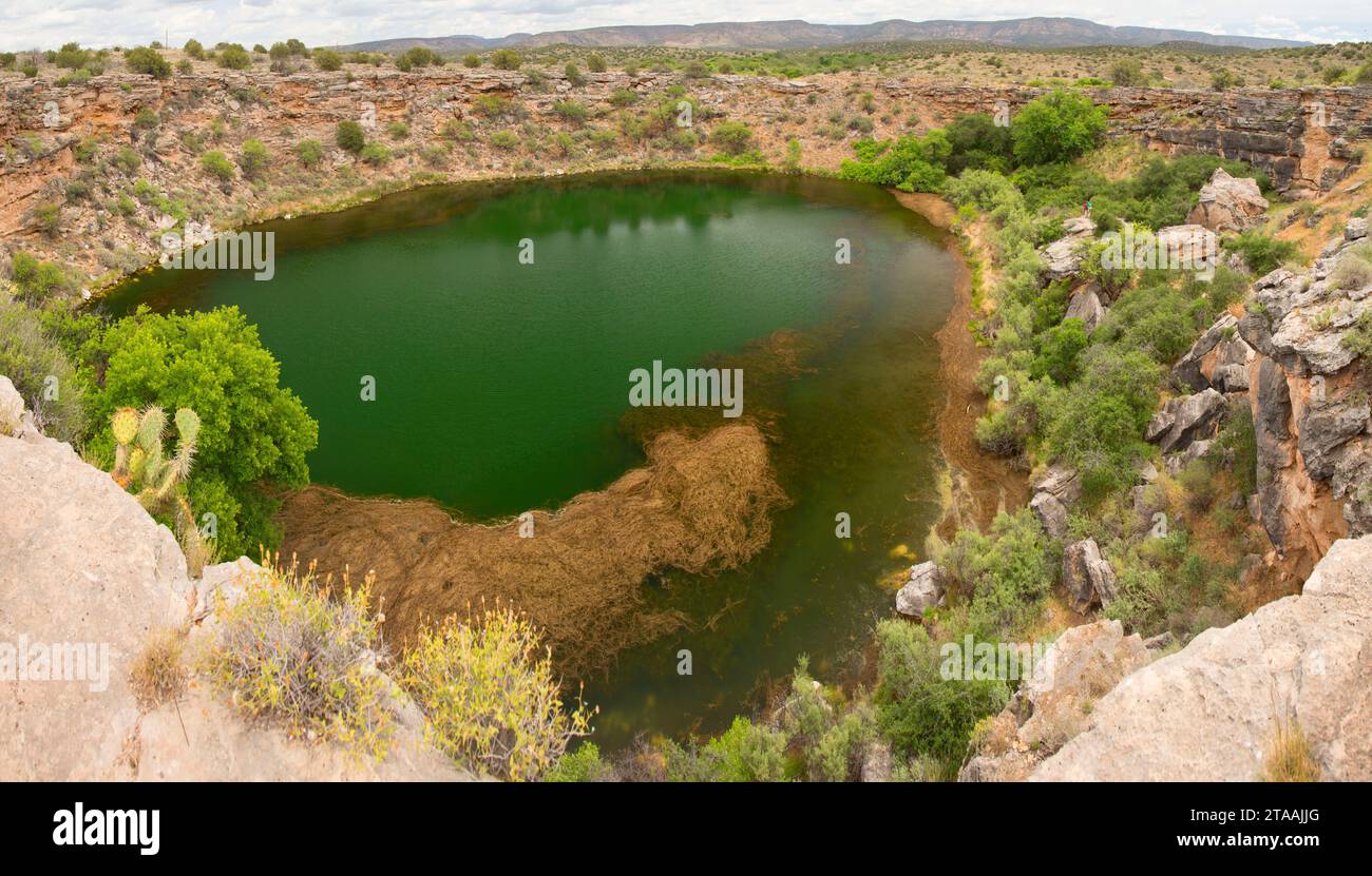 Montezuma Well, Montezuma Castle National Monument, Arizona Stock Photo ...