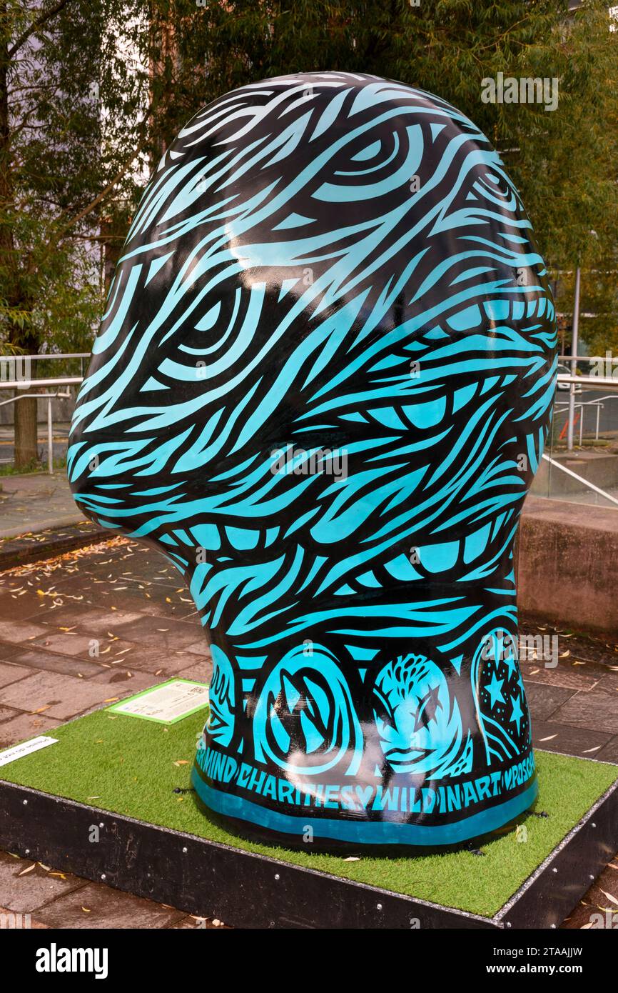 Blue Mind, a sculpture by Tom J Newall for the Six Places in a ...