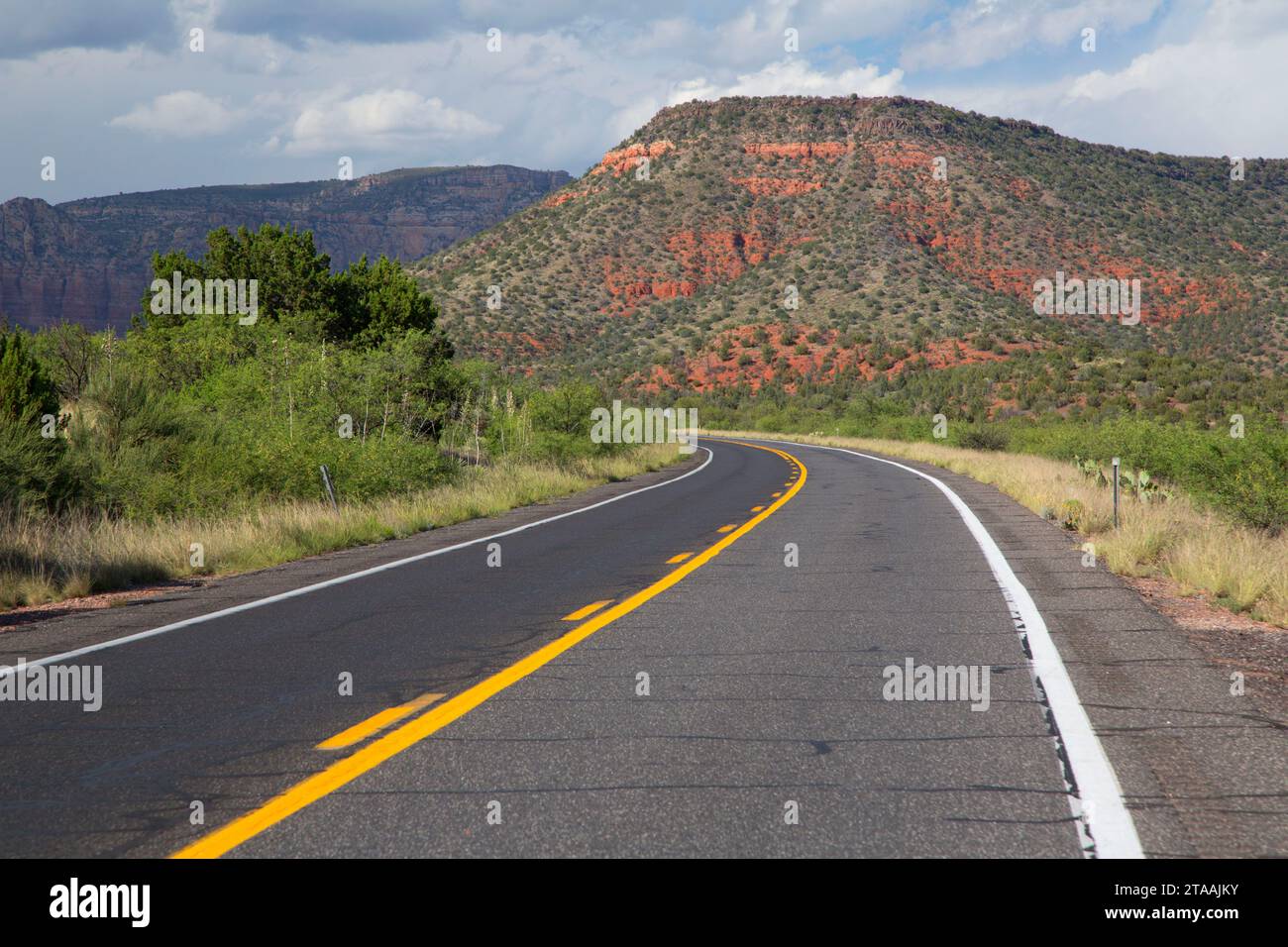 Red Rock Scenic Byway, Coconino National Forest, Arizona Stock Photo ...