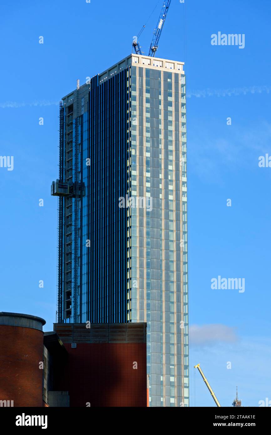 The Viadux apartment block (under construction), Manchester, England ...