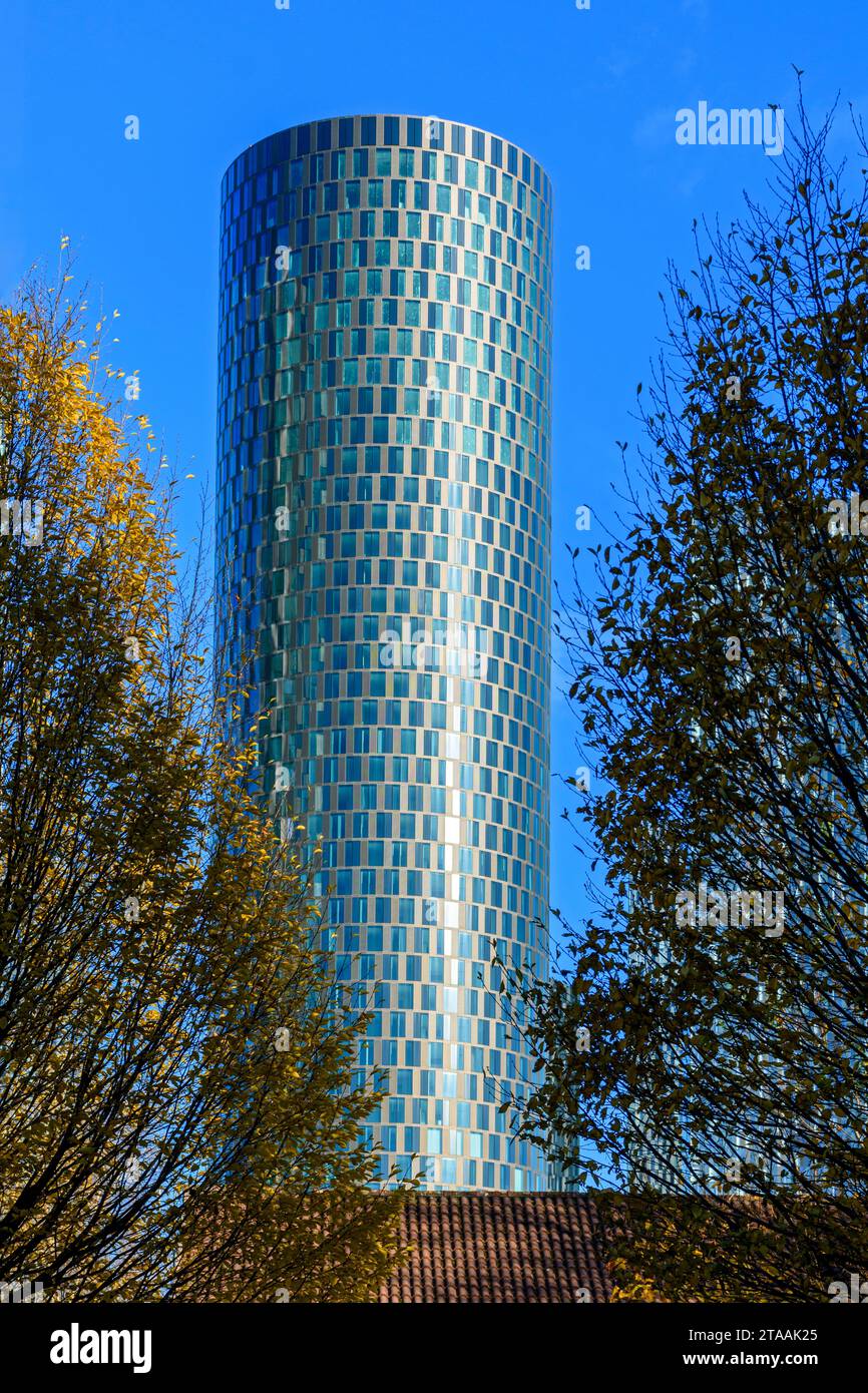 The Three60 apartment block, Crown Street, Manchester, England, UK ...