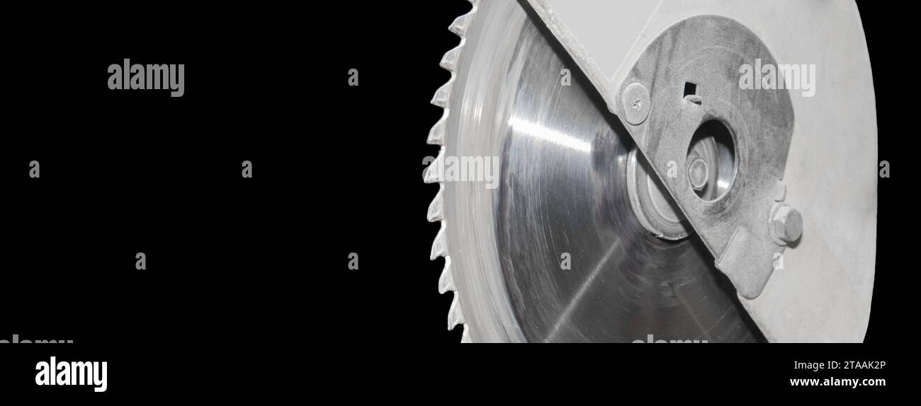 Circular Saw Sharp Spikes Diamond Blade Machine Close-up Industrial ...