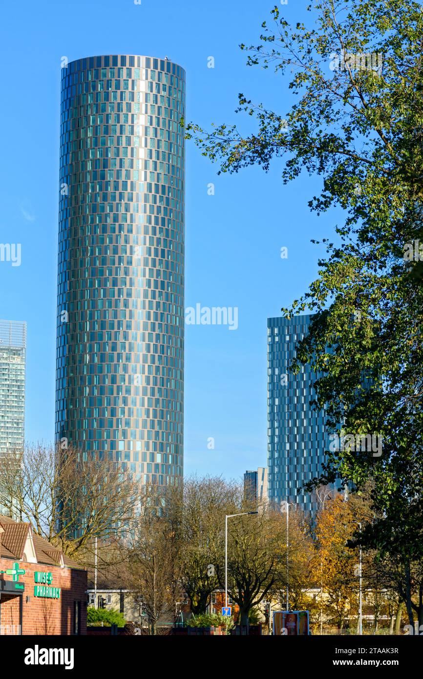 The Three60 and one of the Deansgate Square apartment blocks ...