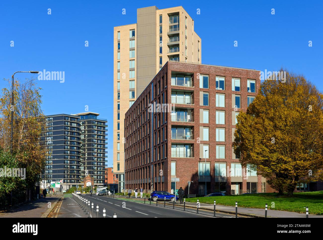 The Vox and the Botanica apartment blocks, off Chester Road, Manchester ...
