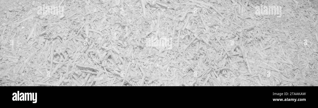 White Natural Wood Shavings Waste Recycling Industrial Material Sawdust ...