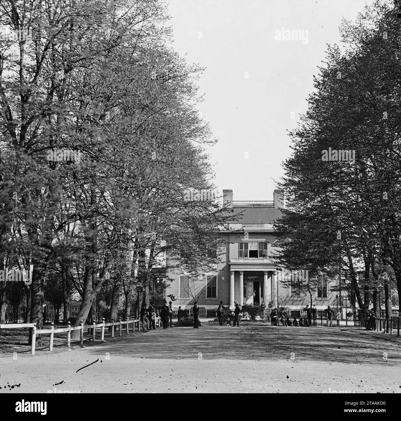 Virginia Governor's Mansion, Richmond, VA (1865 Stock Photo - Alamy