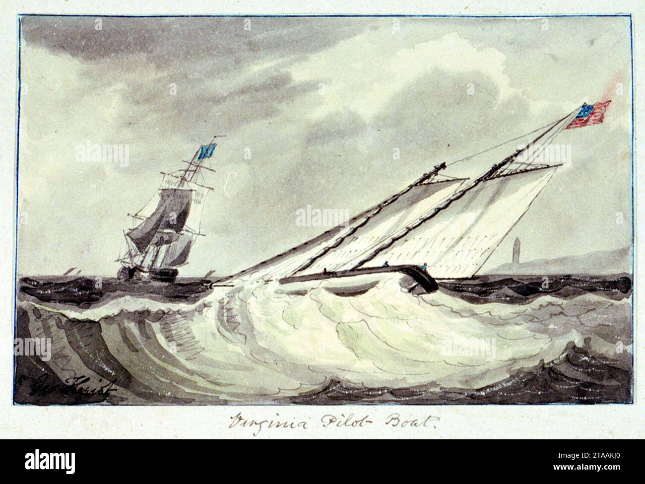 Virginia Pilot Boat Stock Photo - Alamy