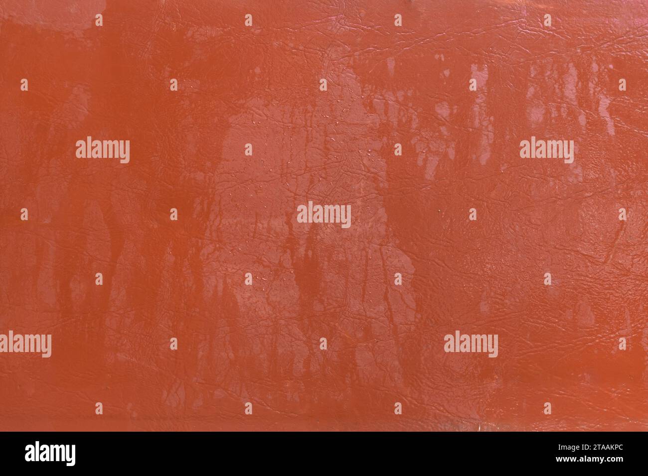 Wet water surface of orange brown leather streaks background texture ...