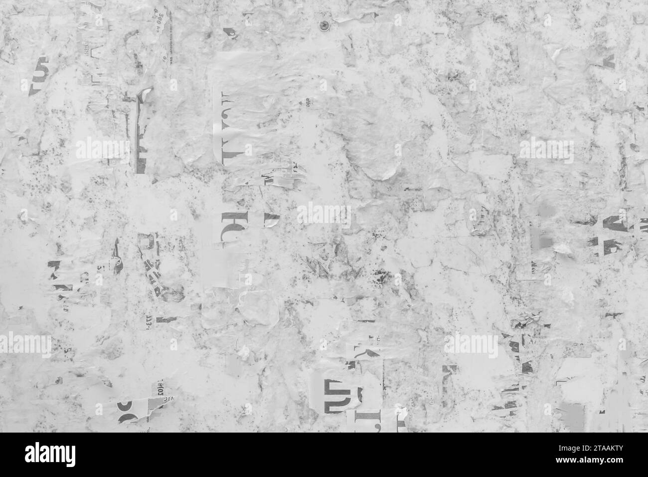 Old black and white dirty tattered torn paper bulletin board texture ...