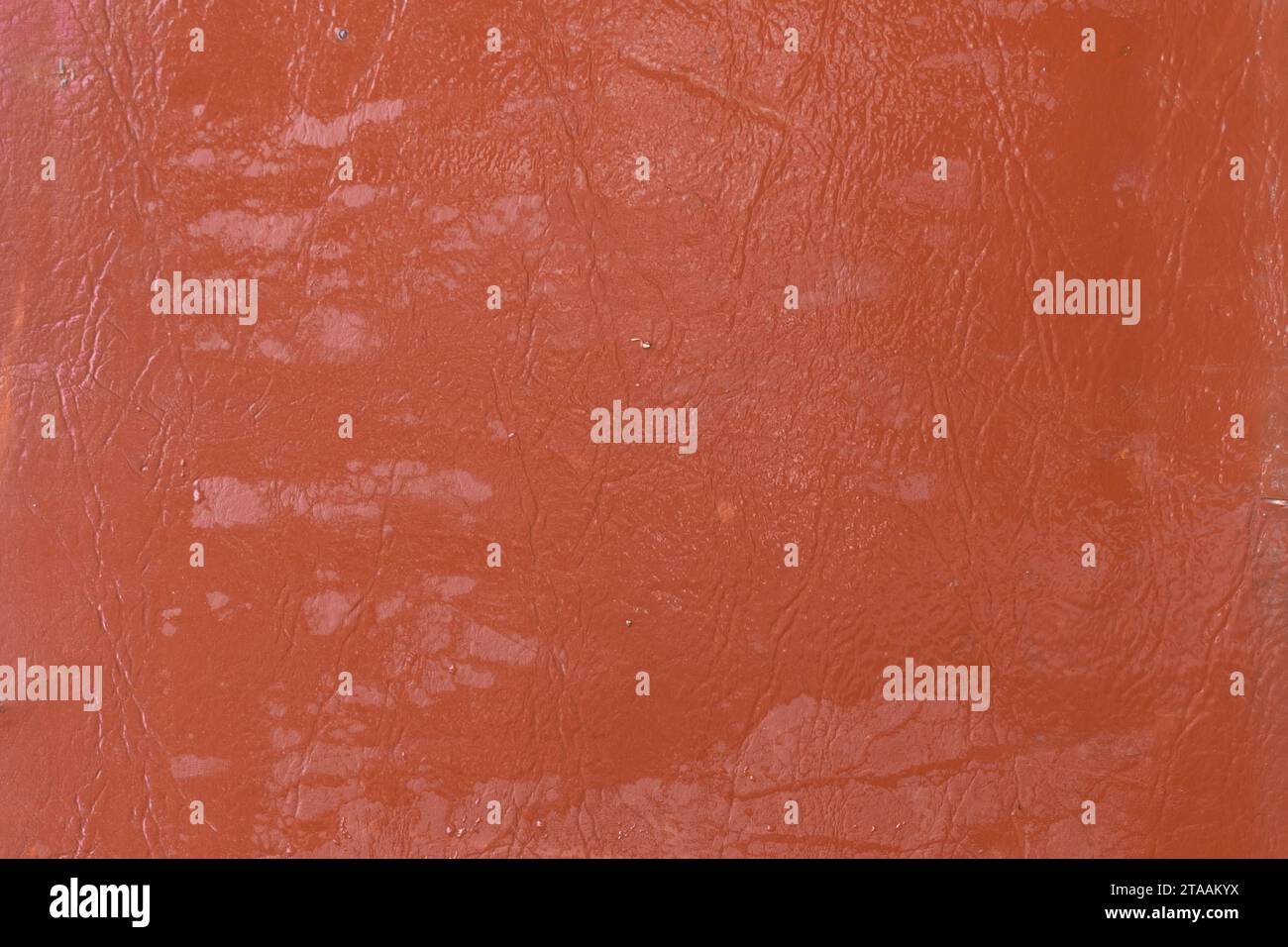 Wet water surface of orange brown leather streaks background texture ...