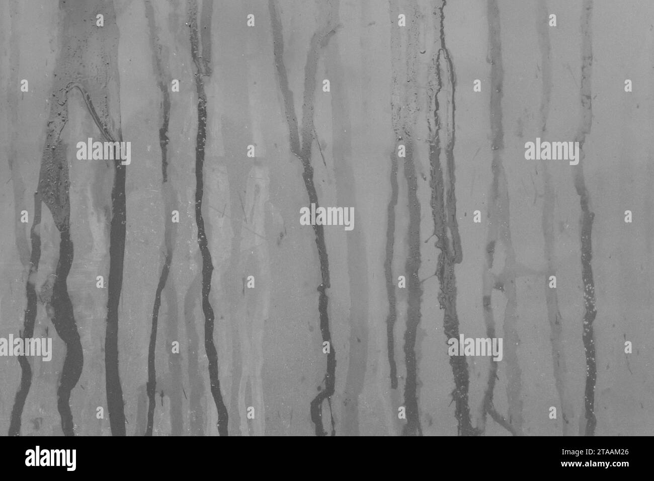 Grey streaks paint spilled surface ceramic tiles wall dirty old texture ...