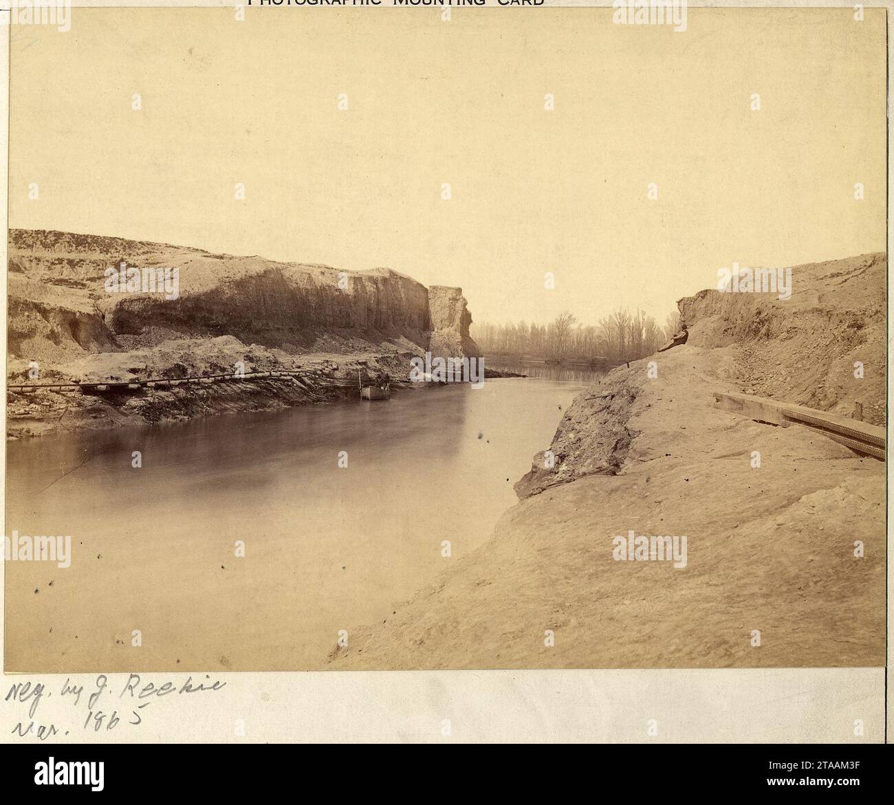 Virginia, Dutch Gap Canal on the James River, eight miles from Richmond ...