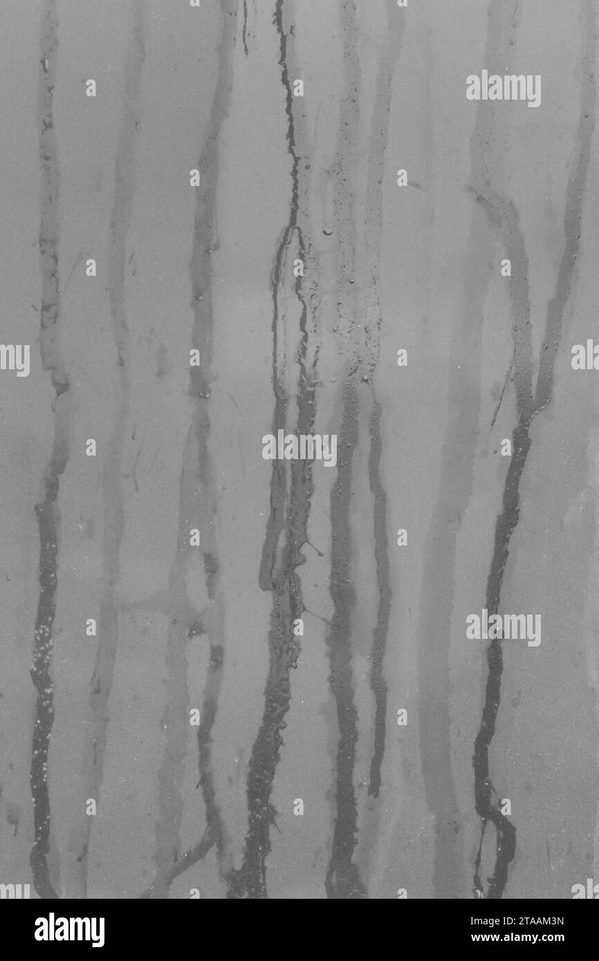 Gray streaks paint spilled surface ceramic tiles wall dirty texture ...