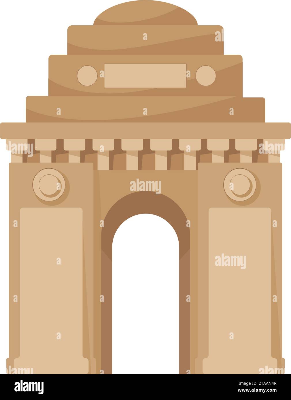 republic day india landmark gate Stock Vector Image & Art - Alamy