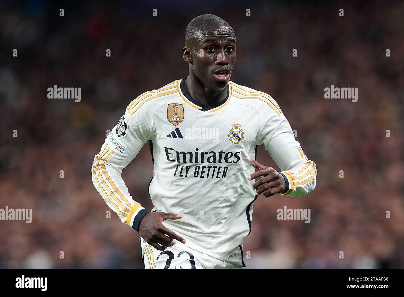 Madrid, Spain. 29th Nov, 2023. Real Madrid CF's Ferland Mendy during ...