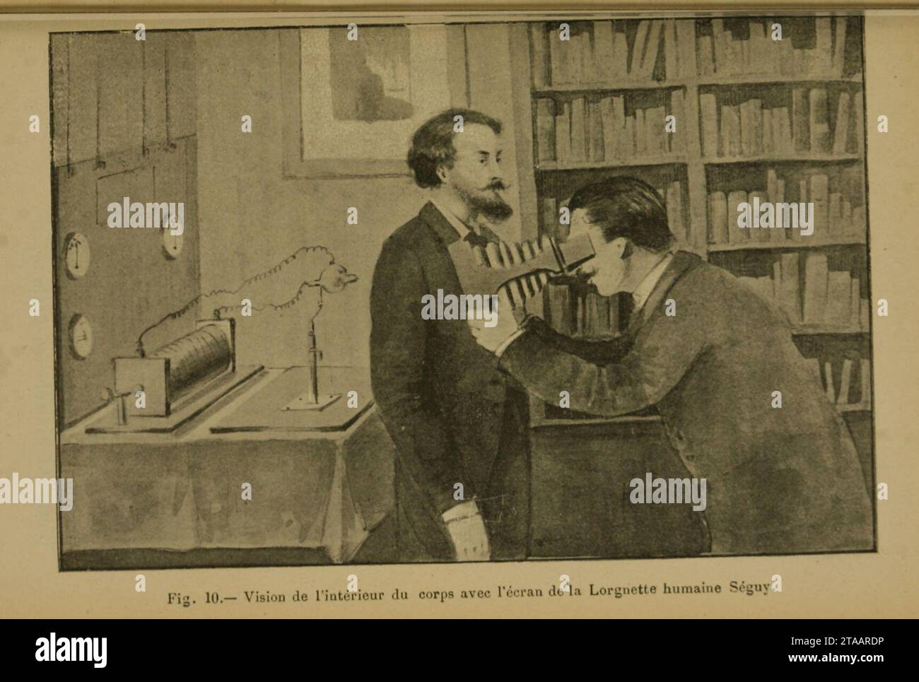 Vision de l'intérieur de corps avec l'ecran de la Lorgnette humaine ...