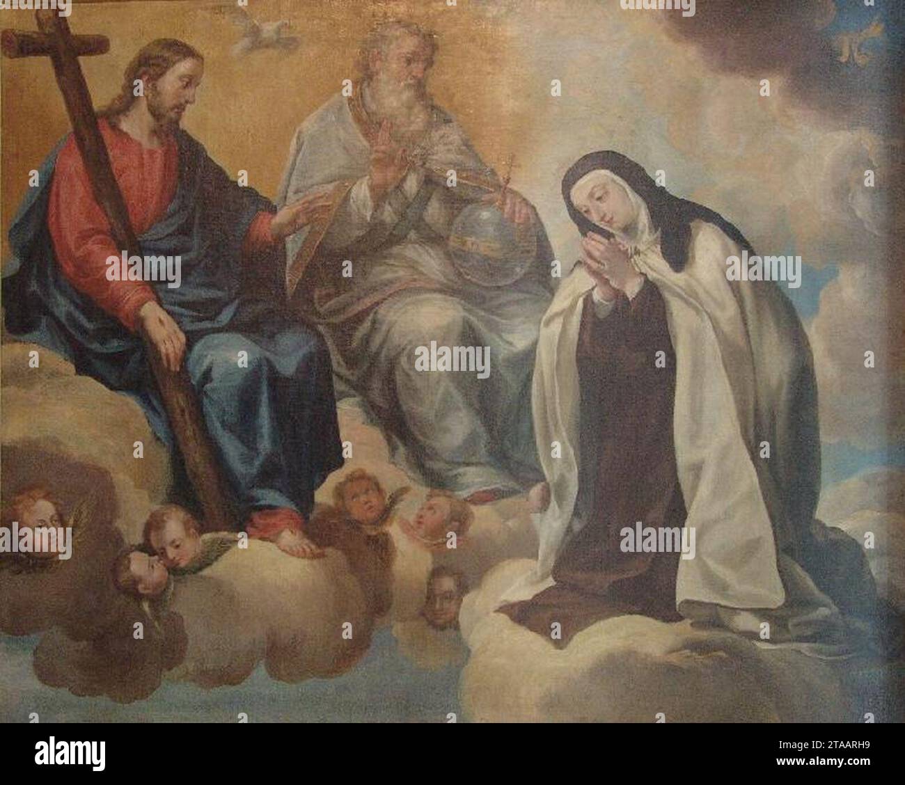 Visión de Santa Teresa de Jesús, de Domingo Echevarría Stock Photo - Alamy
