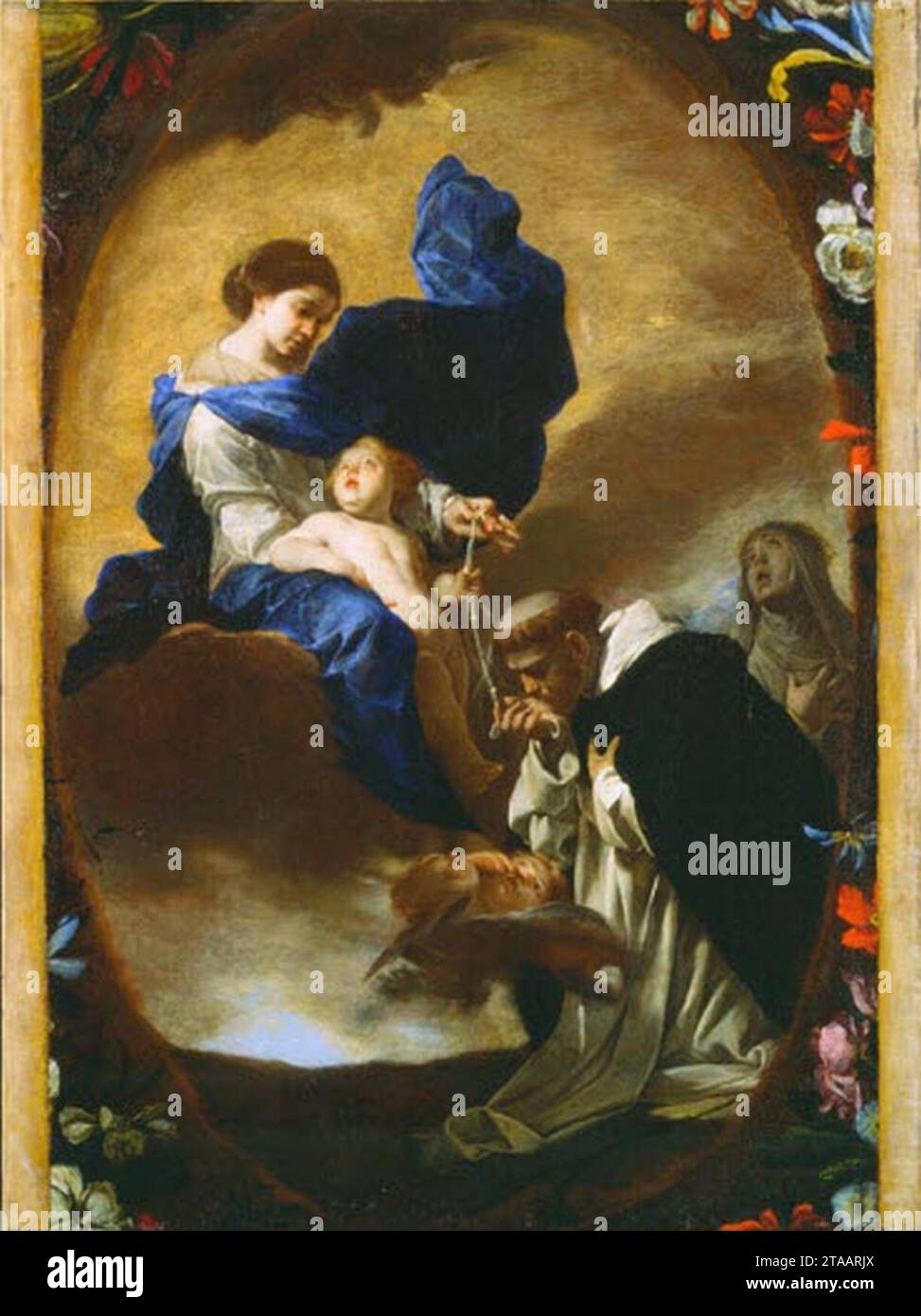 Vision of Saint Dominic Stock Photo - Alamy