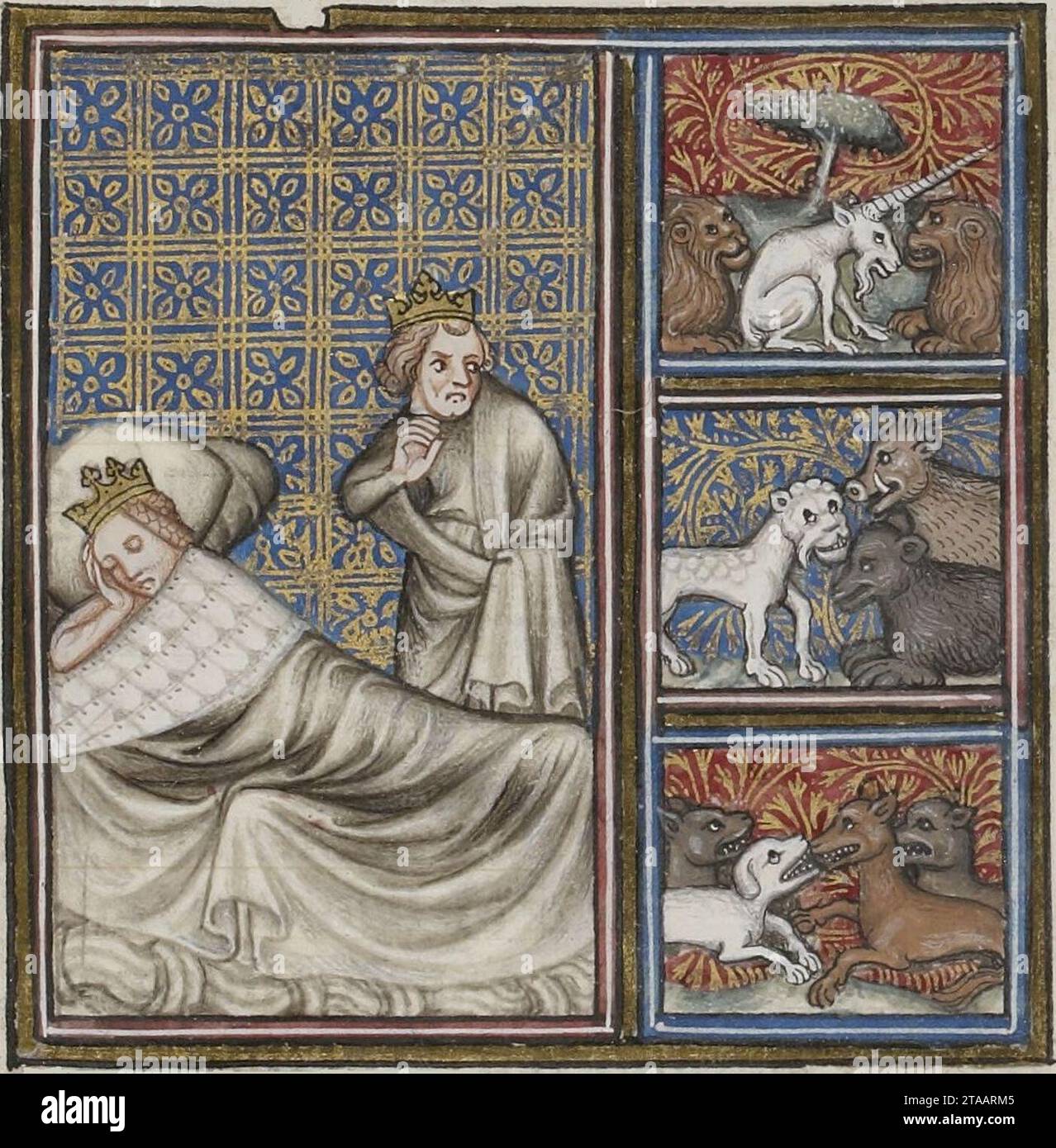 Visions de Childéric Ier Stock Photo - Alamy