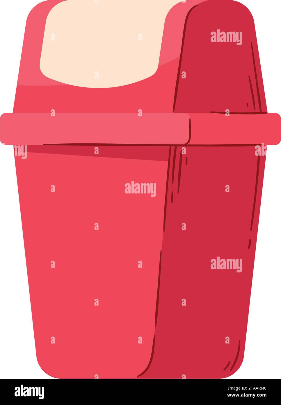 waste bin plastic Stock Vector Image & Art - Alamy