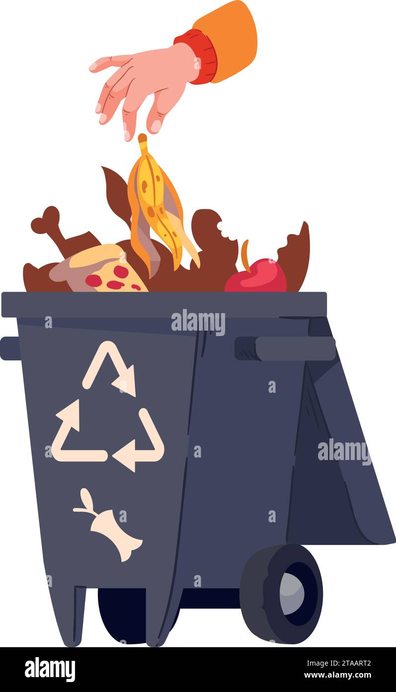 waste bin composting Stock Vector Image & Art - Alamy