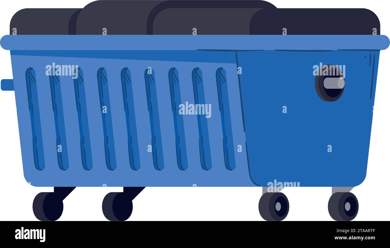 waste bin isolated design Stock Vector Image & Art - Alamy
