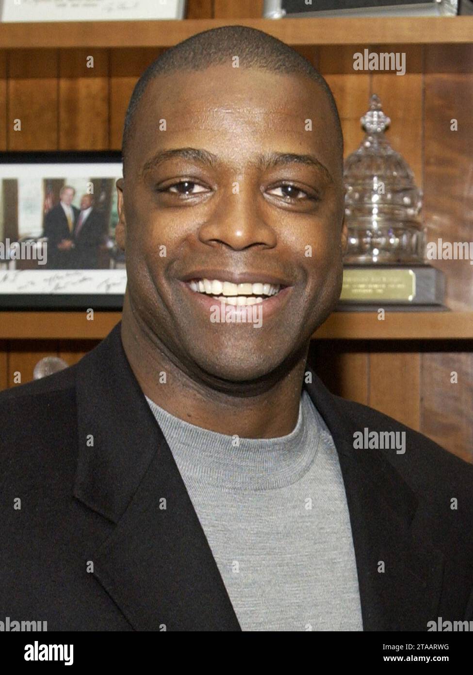 Visit of Darrell Green to HUD (cropped Stock Photo - Alamy