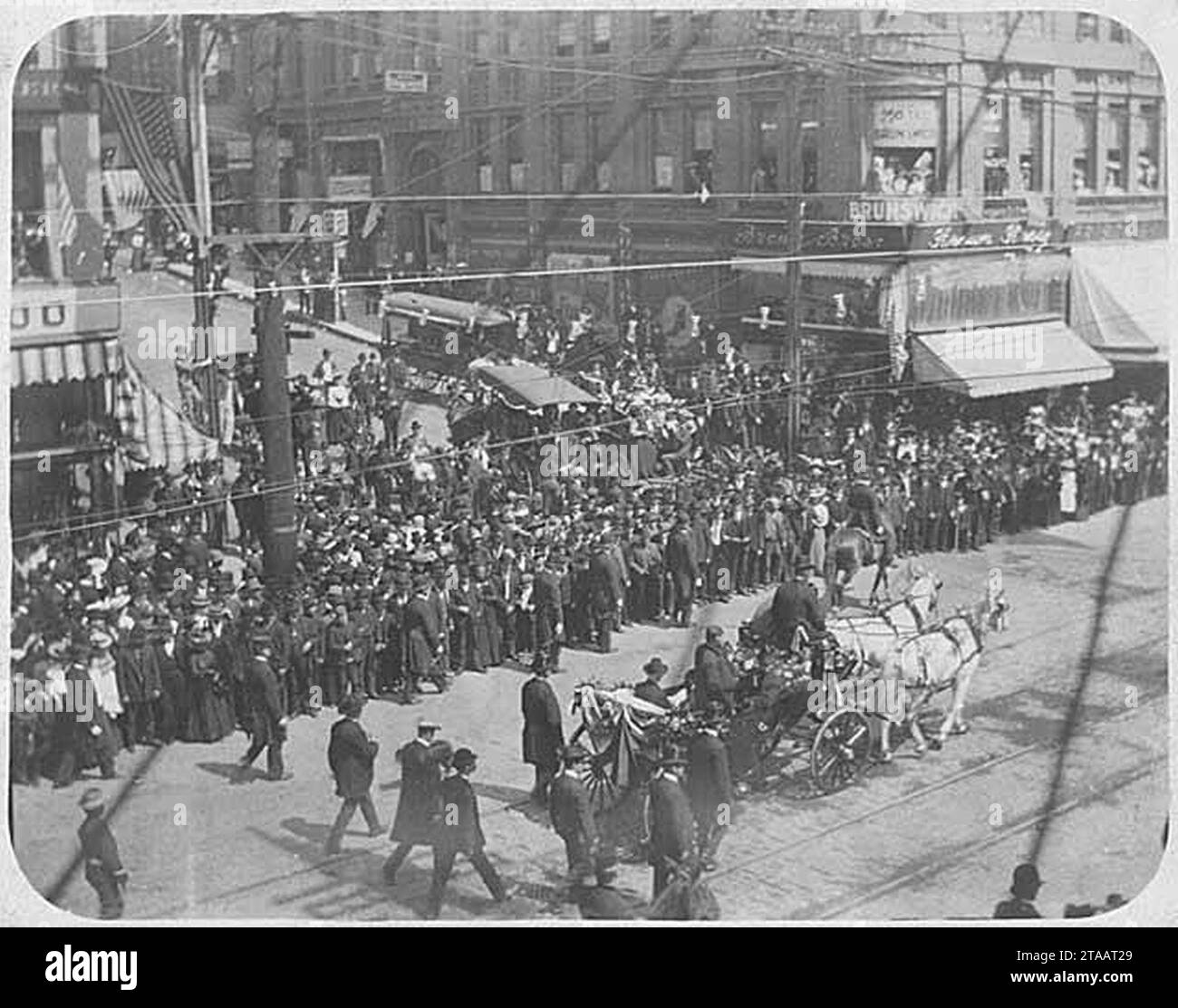 Visit to Seattle by Theodore Roosevelt shown seated in a carriage, May ...