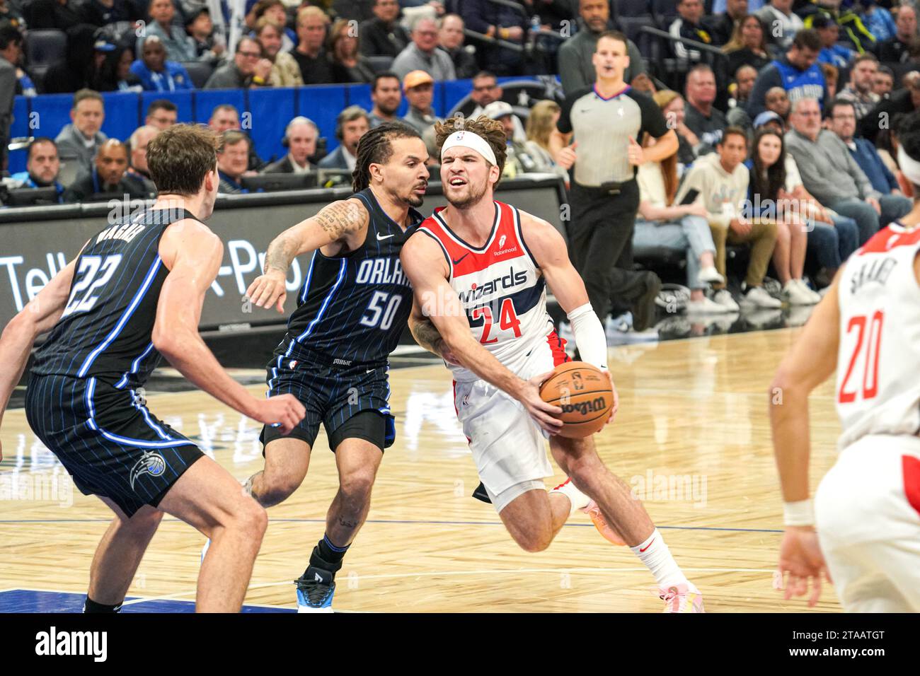 Orlando, Florida, USA, November 29, 2023, Washington Wizards guard ...