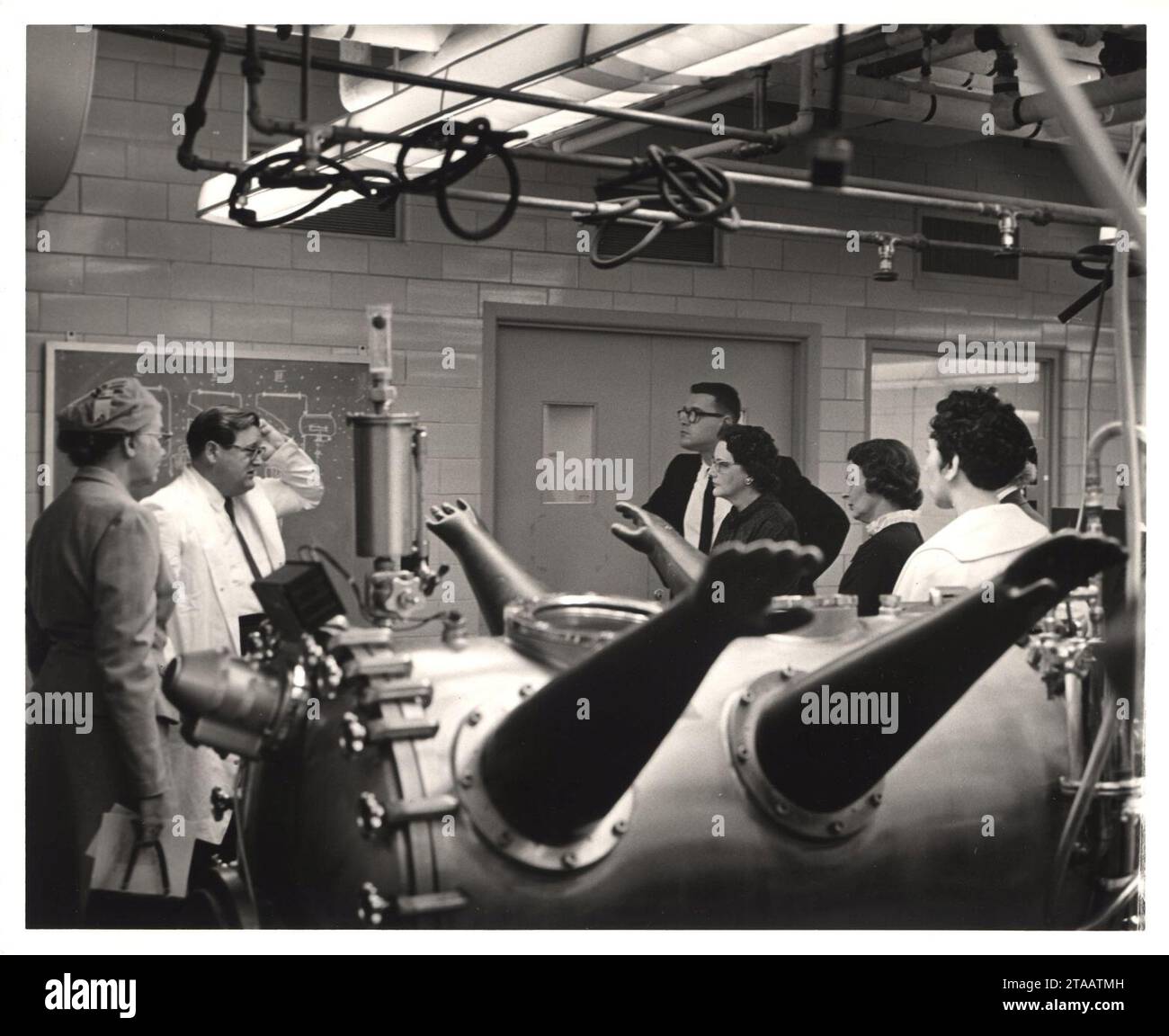 Visitors to NIH Germ Free Laboratory (14172775638 Stock Photo - Alamy