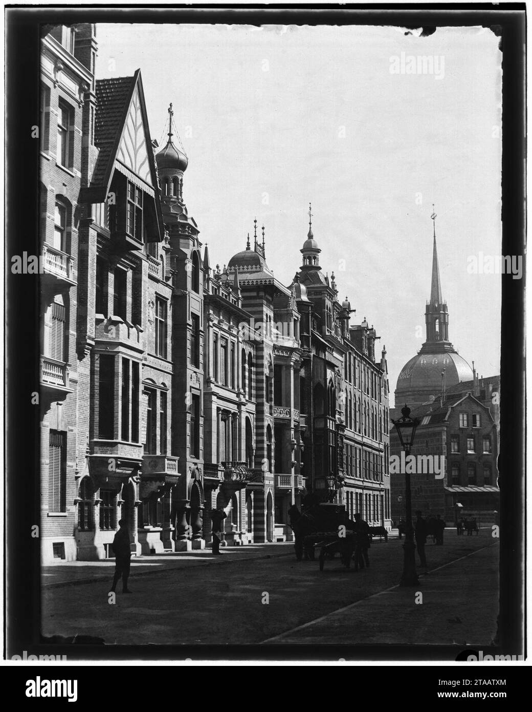 Visscherstraat (Roemer) 10 tm 30 (vrnl) Jacob Olie (max res Stock Photo ...