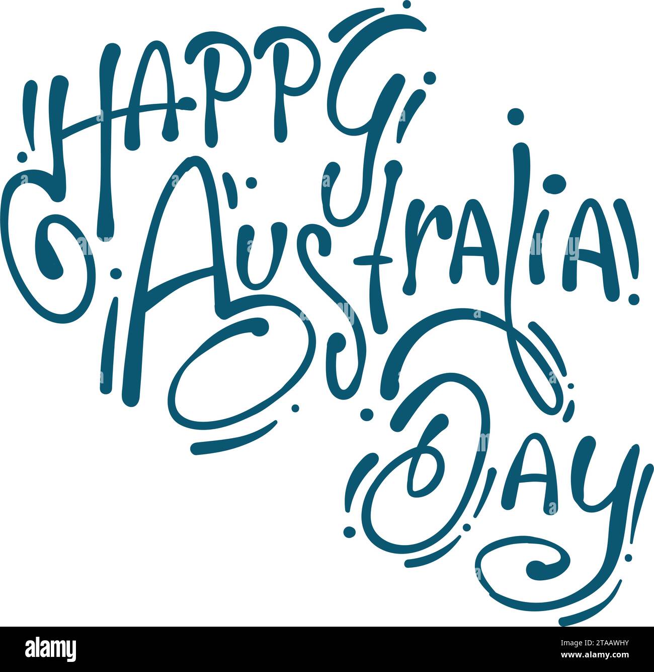 australia day lettering typography Stock Vector Image & Art - Alamy