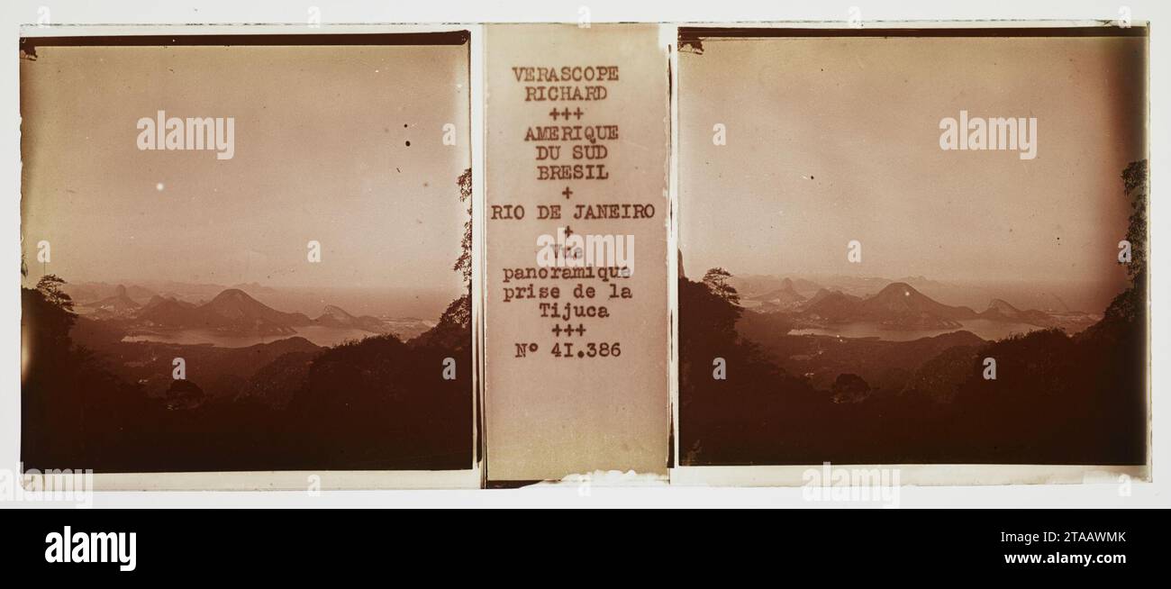 Vista da cidade; tomada das proximidades da Estrada do Sumaré ...