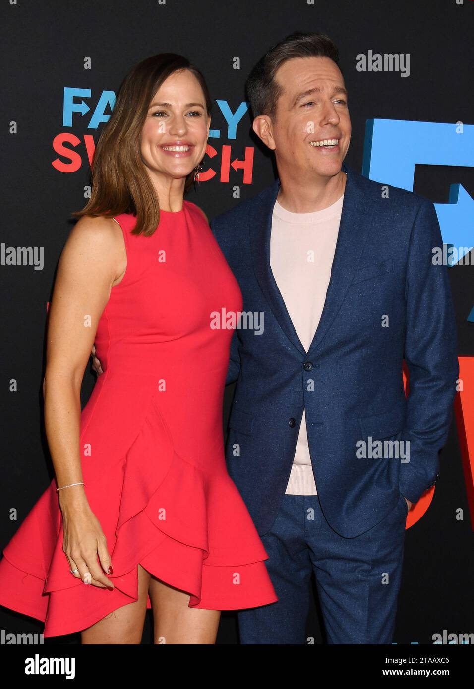 Los Angeles, Ca. 29th Nov, 2023. Jennifer Garner and Ed Helms at the Netflix LA premiere of ...
