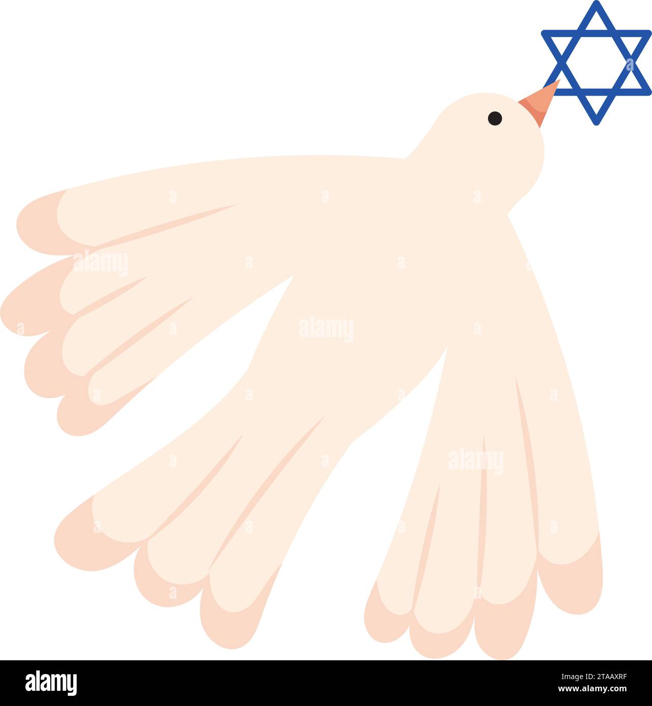 israel peace dove and david star Stock Vector Image & Art - Alamy