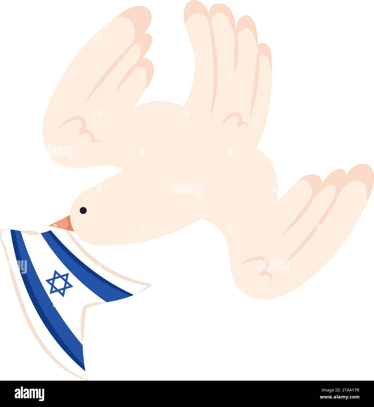 israel peace dove illustration Stock Vector Image & Art - Alamy