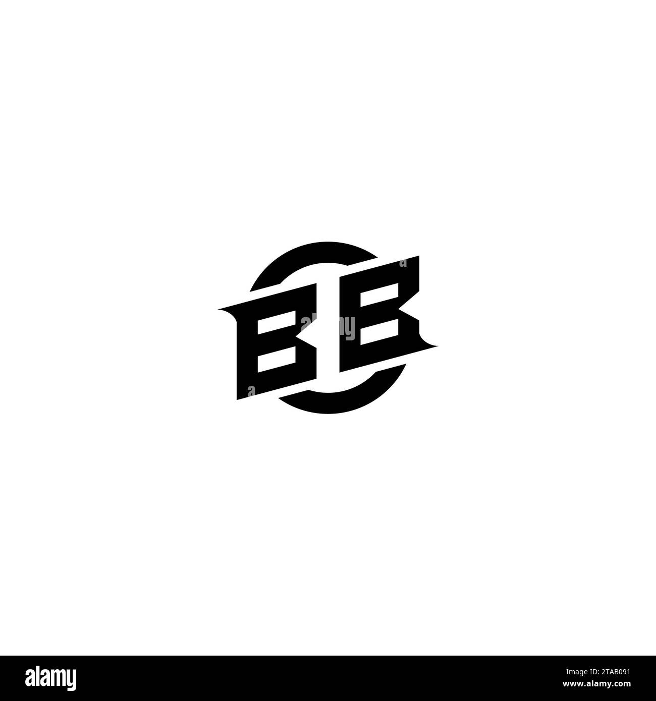 BB initial game logo, banner design for your e-sports or streaming team ...