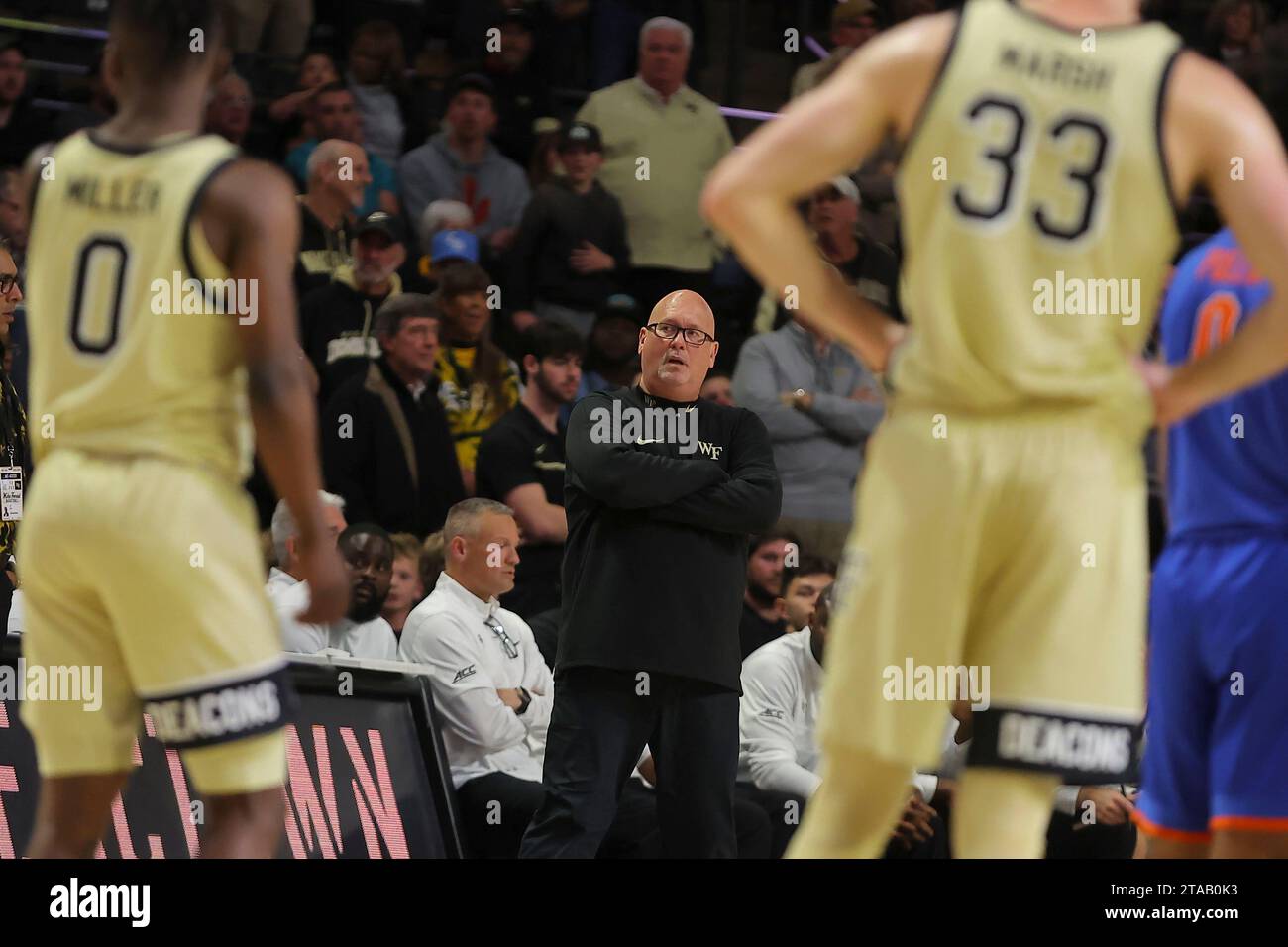 November 29, 2023: Steve Forbes is the head men's basketball coach for ...