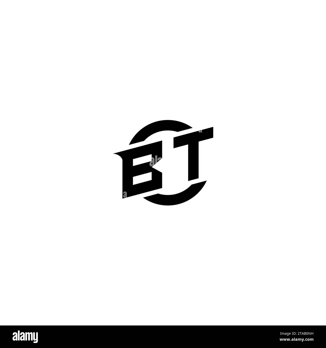 Bt logo design Cut Out Stock Images & Pictures - Alamy