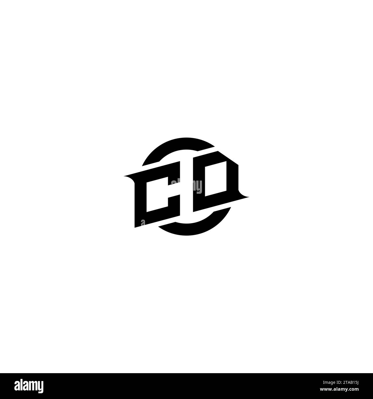 CD initial game logo, banner design for your e-sports or streaming team ...