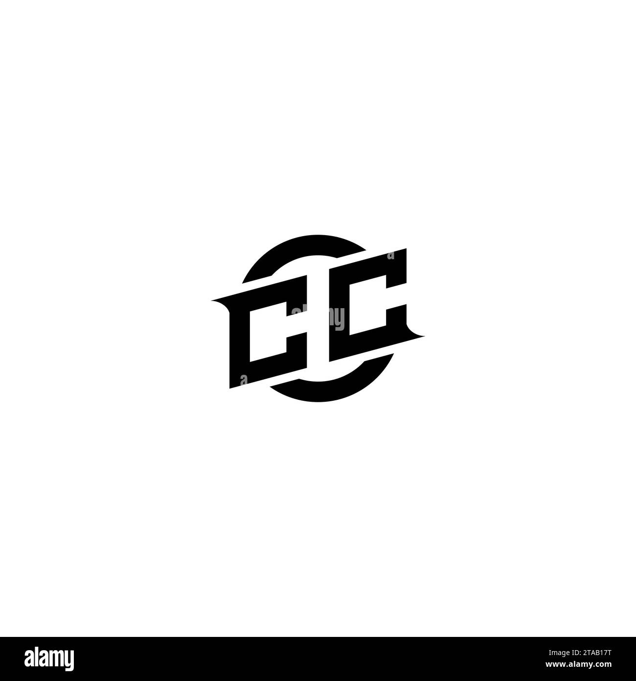 CC initial game logo, banner design for your e-sports or streaming team ...