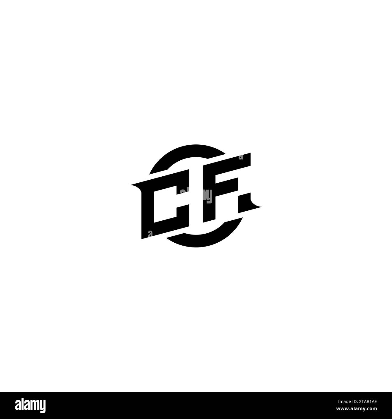 CF initial game logo, banner design for your e-sports or streaming team ...