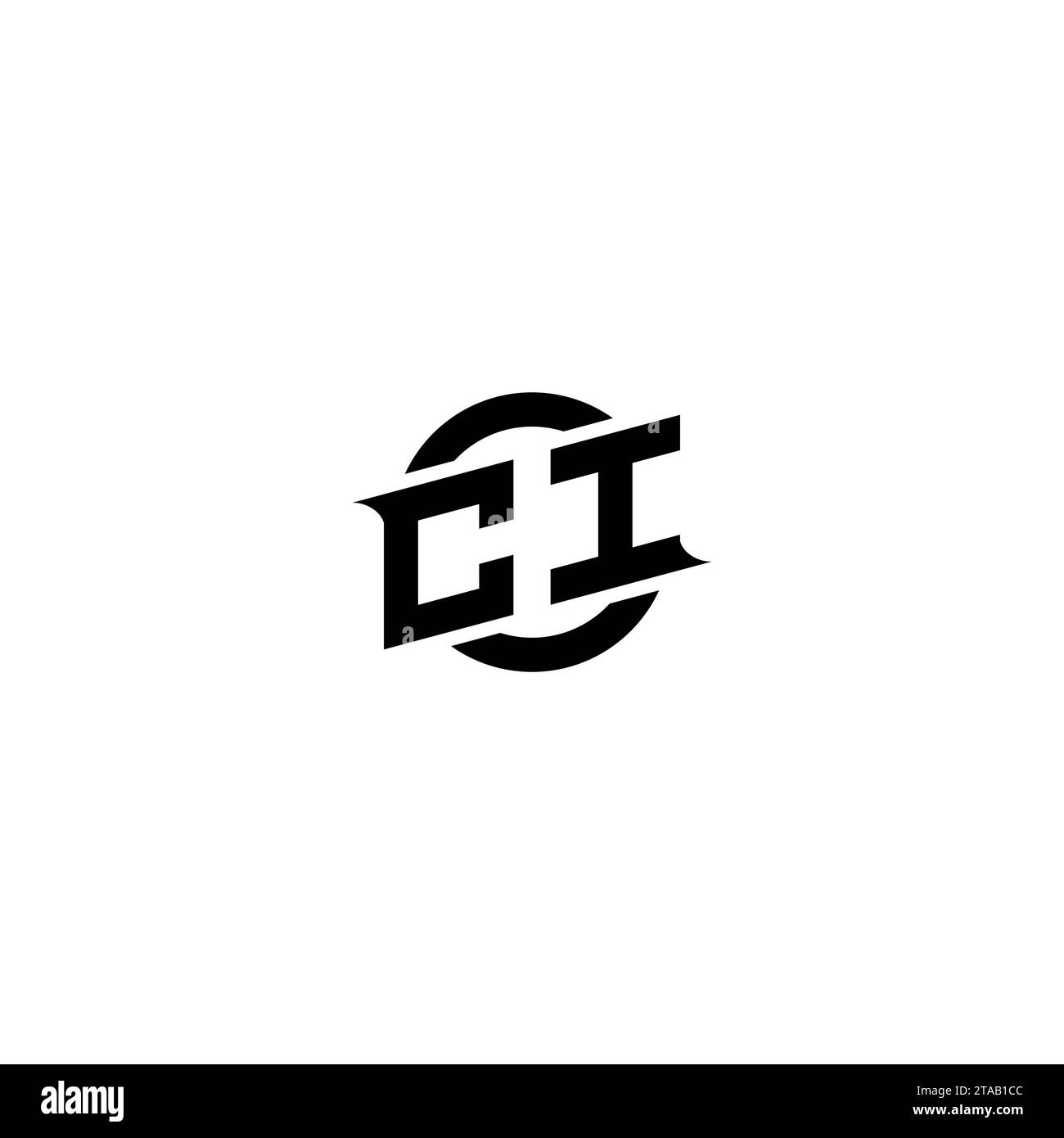 CI initial game logo, banner design for your e-sports or streaming team ...