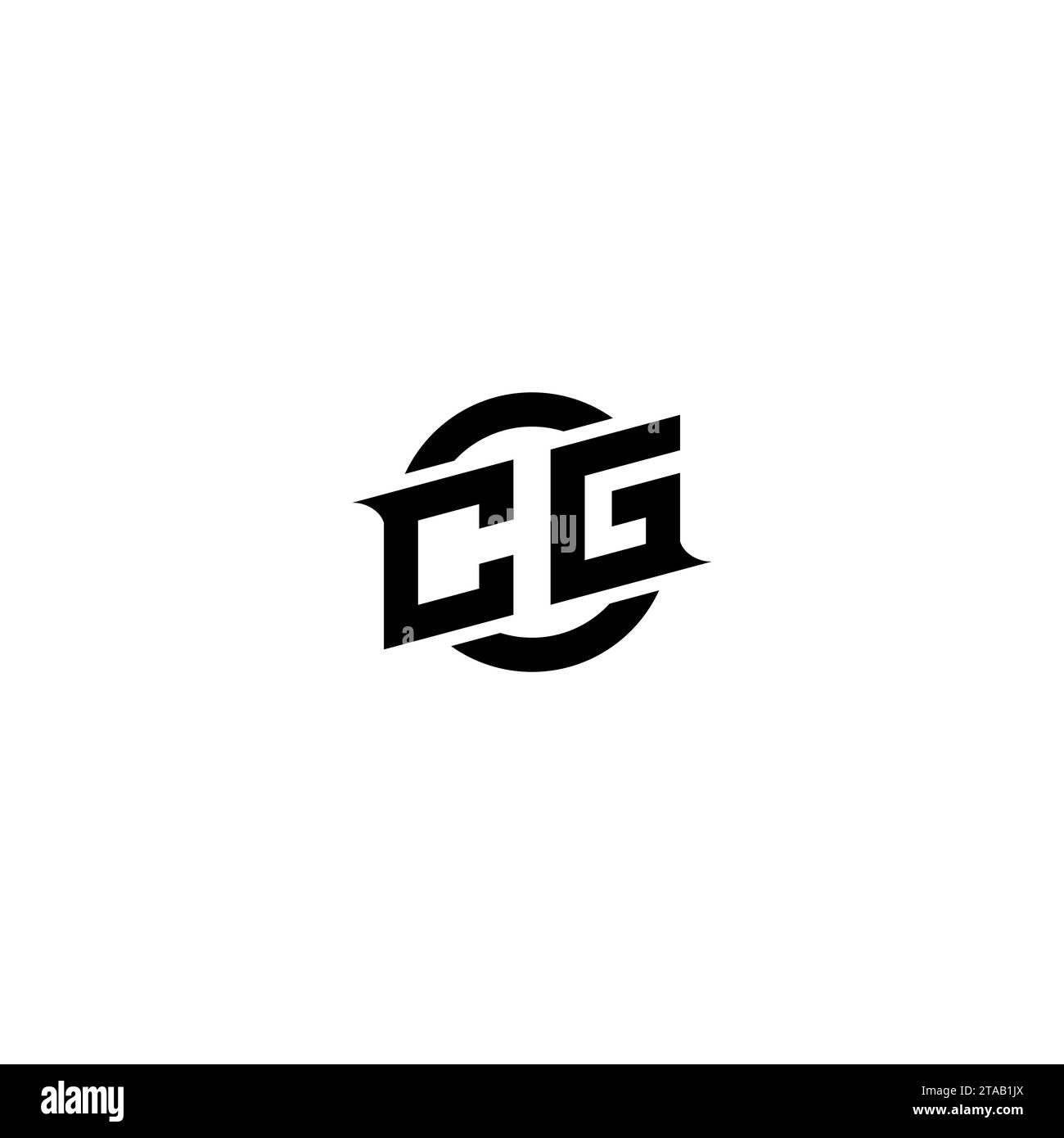 CG initial game logo, banner design for your e-sports or streaming team ...