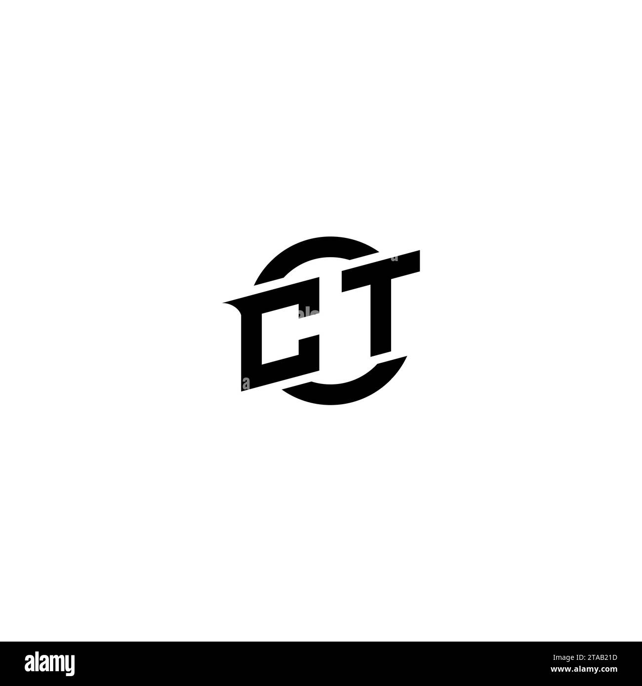 CT initial game logo, banner design for your e-sports or streaming team ...