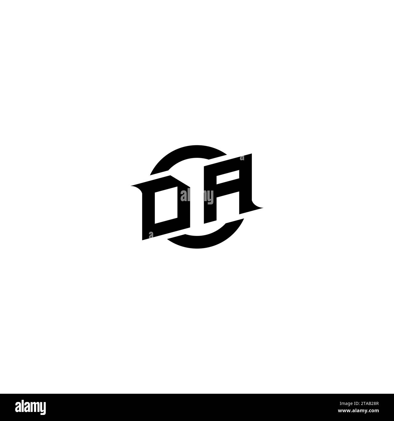 DA initial game logo, banner design for your e-sports or streaming team ...