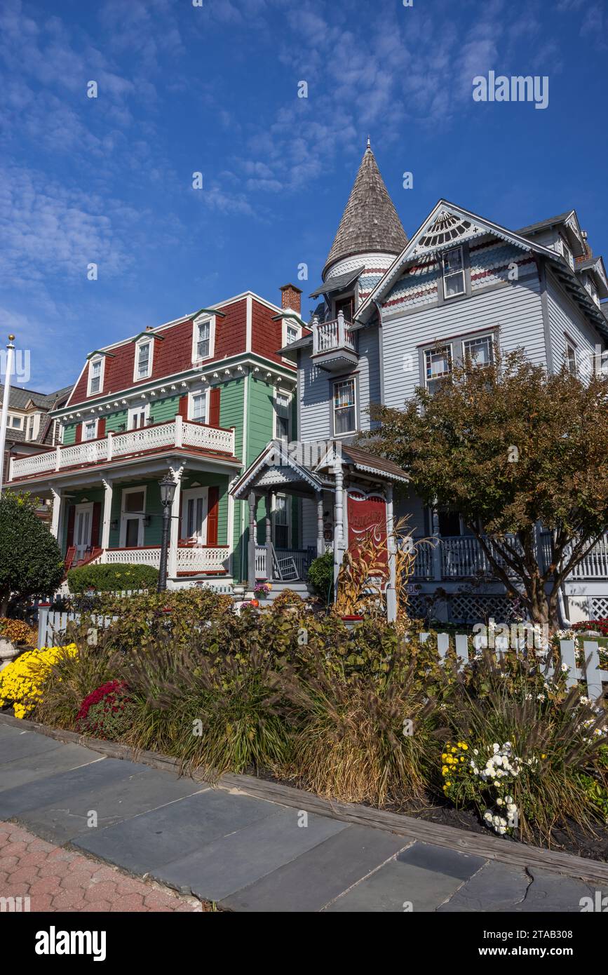 Victorian architecture cape may hi-res stock photography and images - Alamy