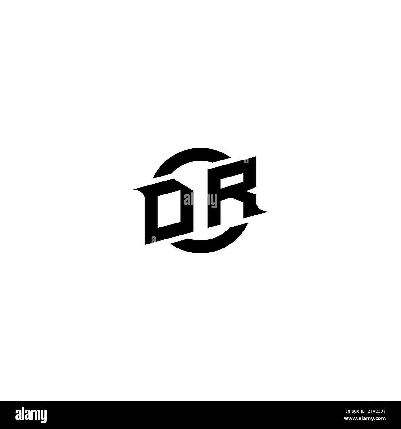DR initial game logo, banner design for your e-sports or streaming team ...