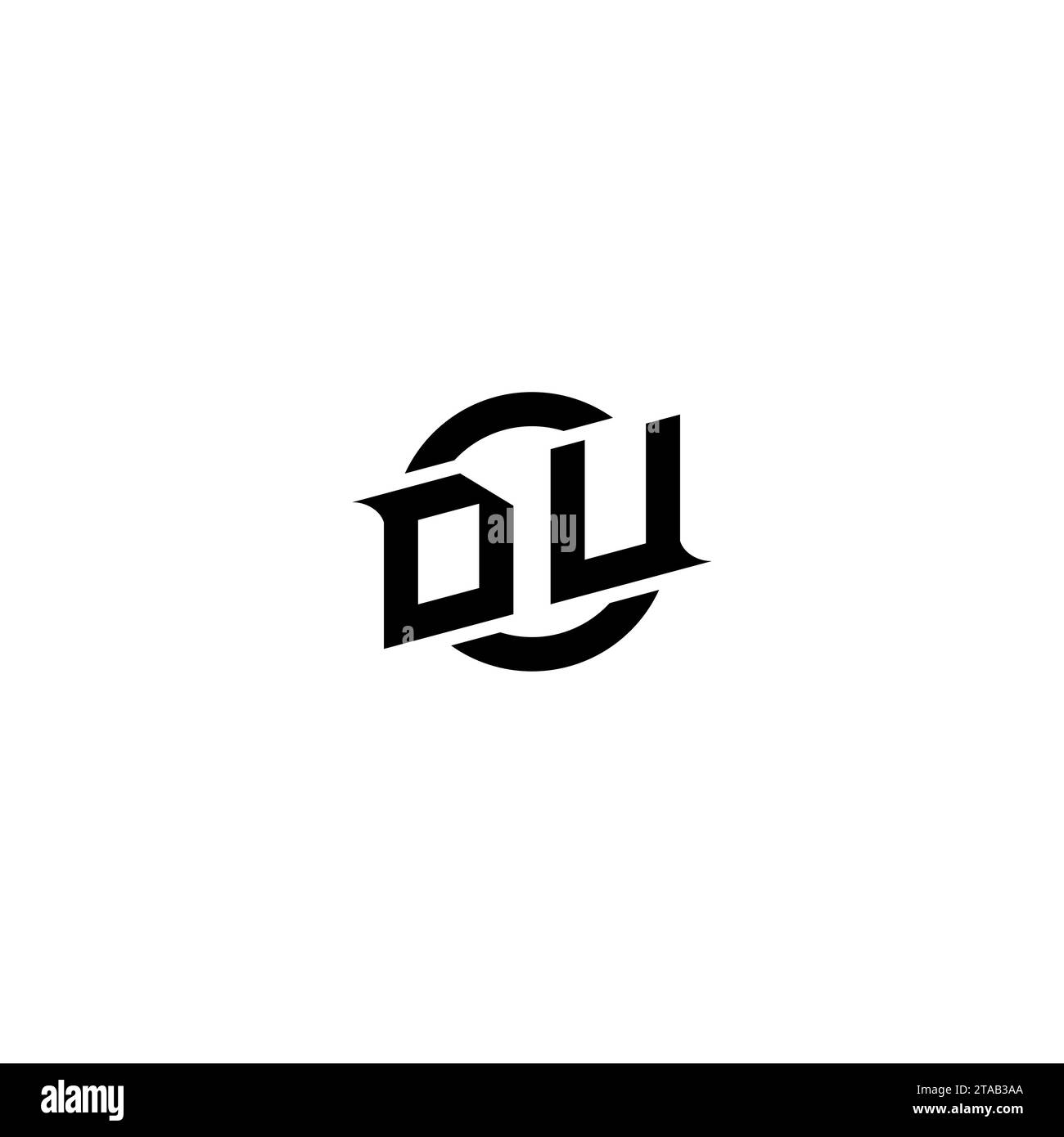 DU initial game logo, banner design for your e-sports or streaming team ...